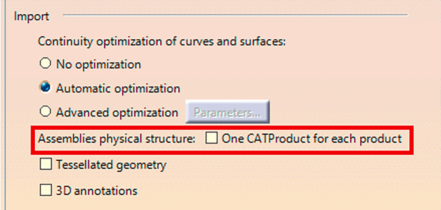 Import STEP assemblies to CATIA and Save Parts